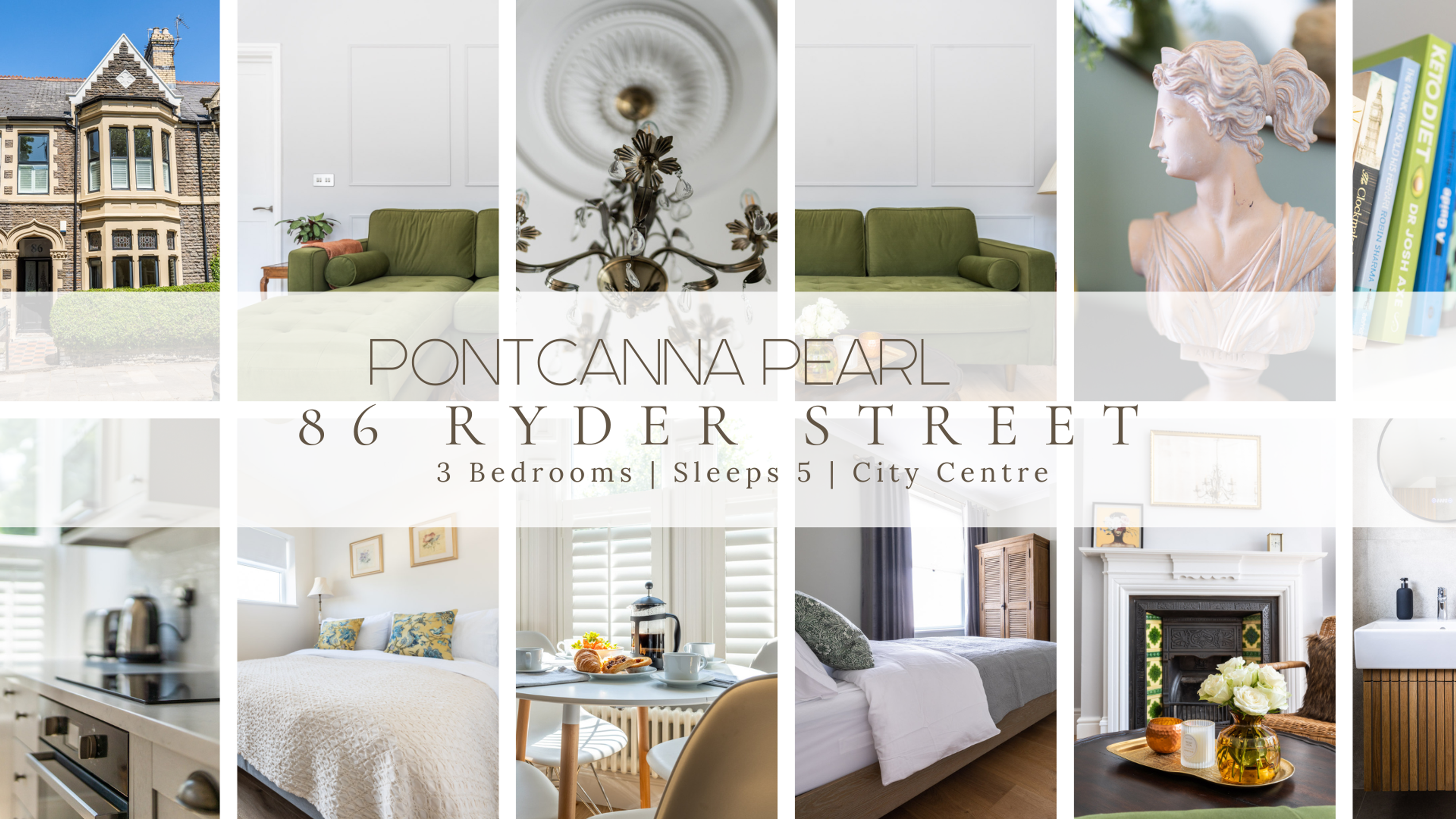 The Pontcanna Pearl 3-bed Haven - Cardiff