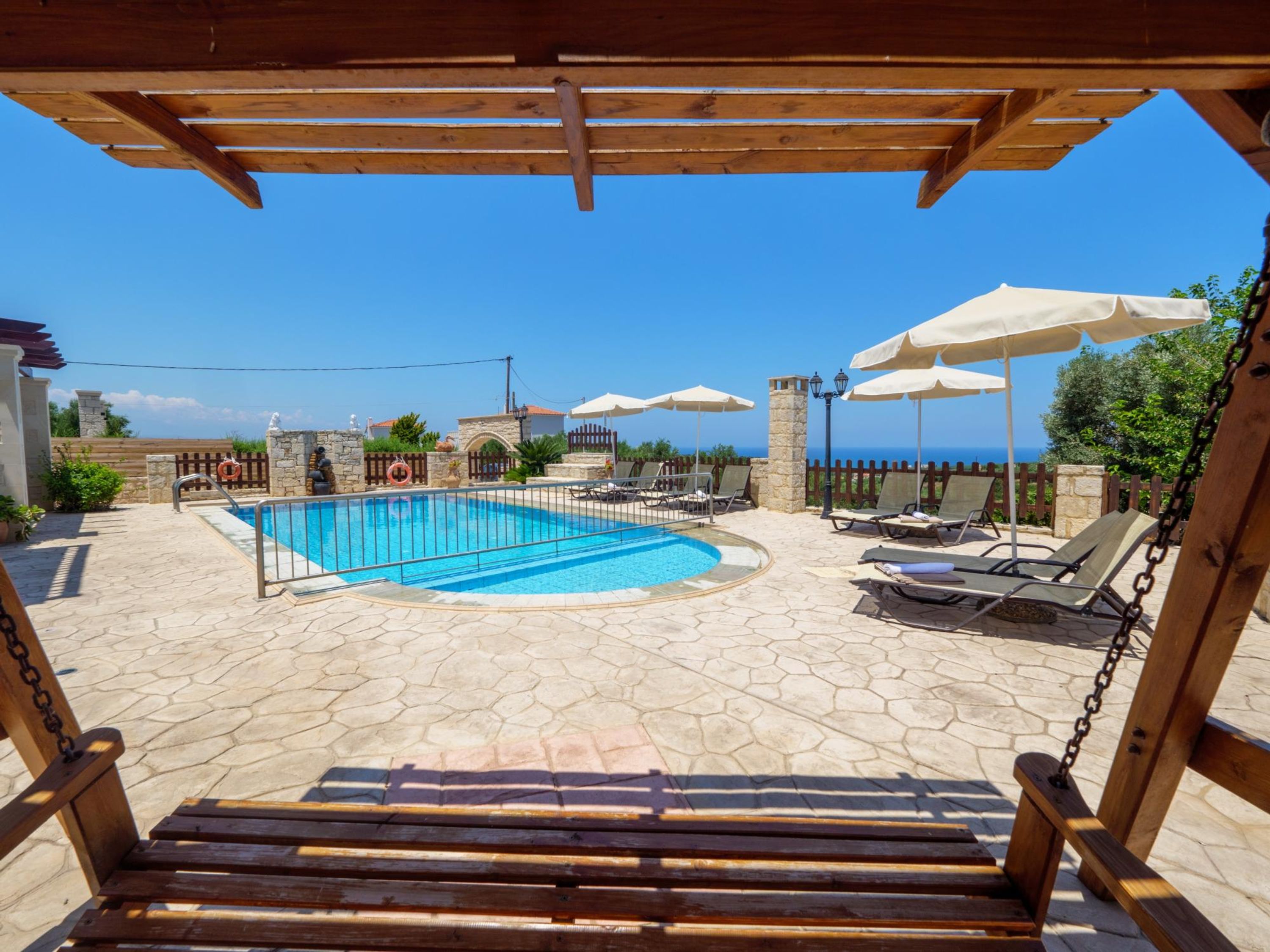Holiday Stone Villa with private pool & Jacuzzi