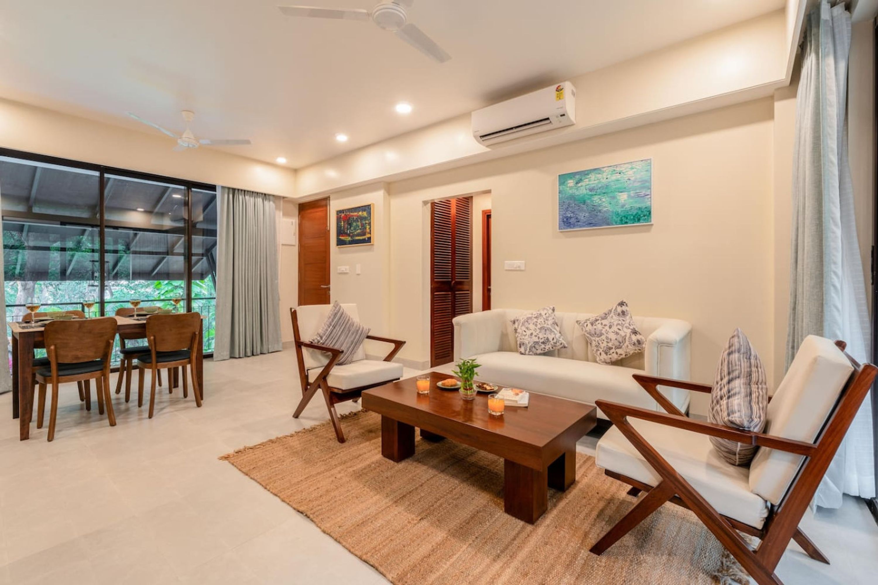 Sol Banyan By Hireavilla - 2br W Pool In Candolim - Goa