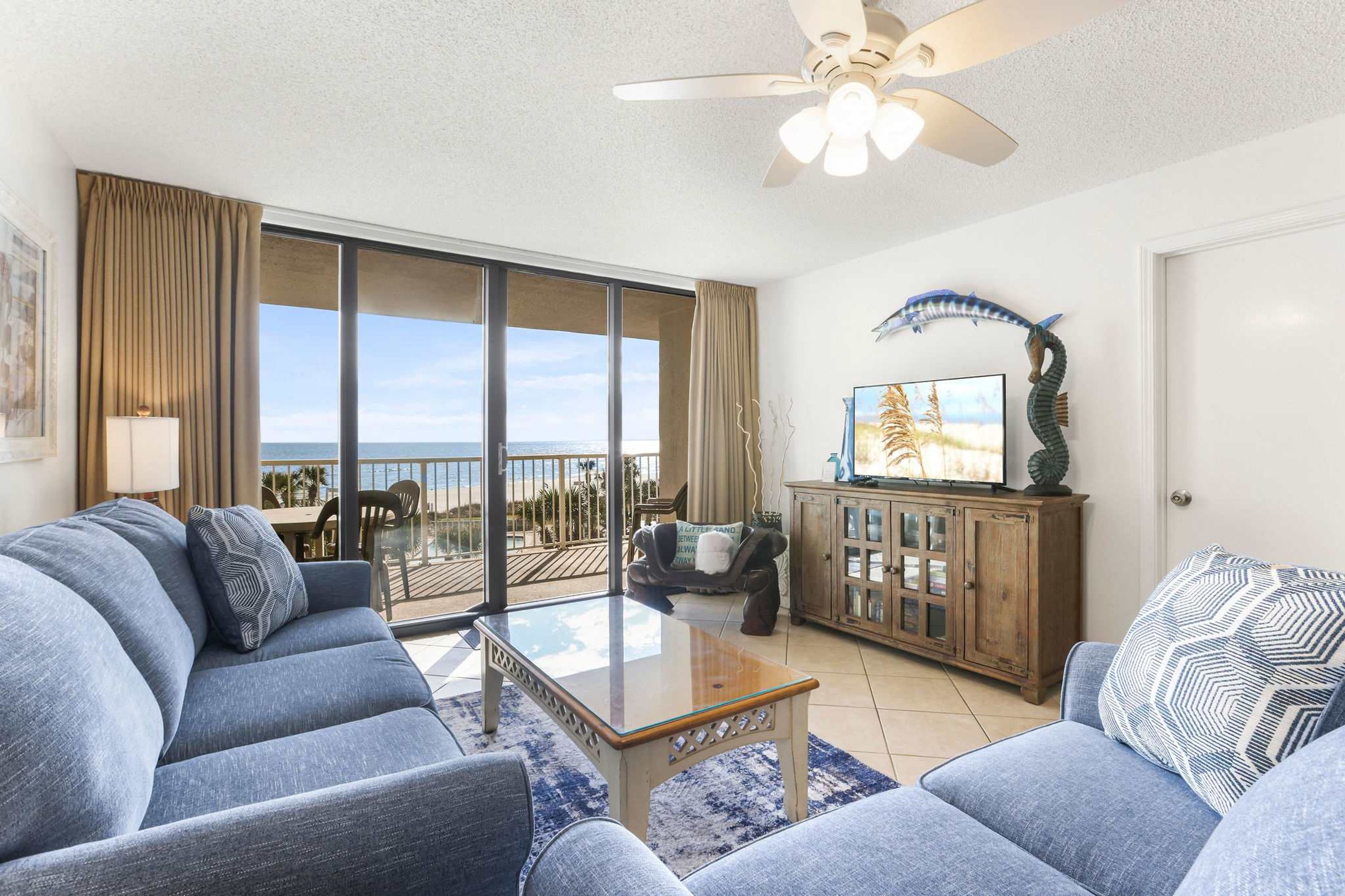 Seaside Beach 5417- Two Bedrooms, Waterfront Condo With Pool, Sauna, Amazing Ocean View & Balcony - Alabama